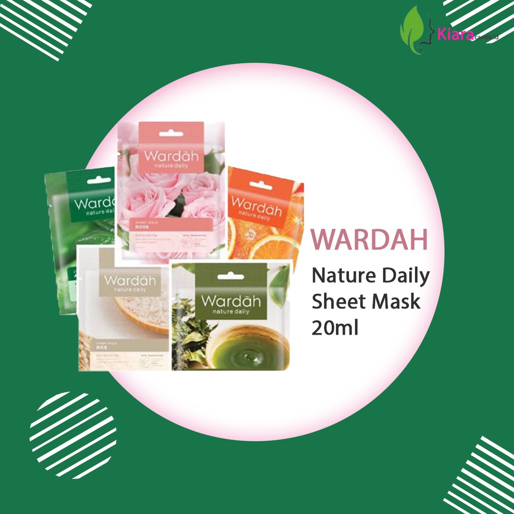 Jual WARDAH Nature Daily Sheet Mask 20ml | Shopee Indonesia