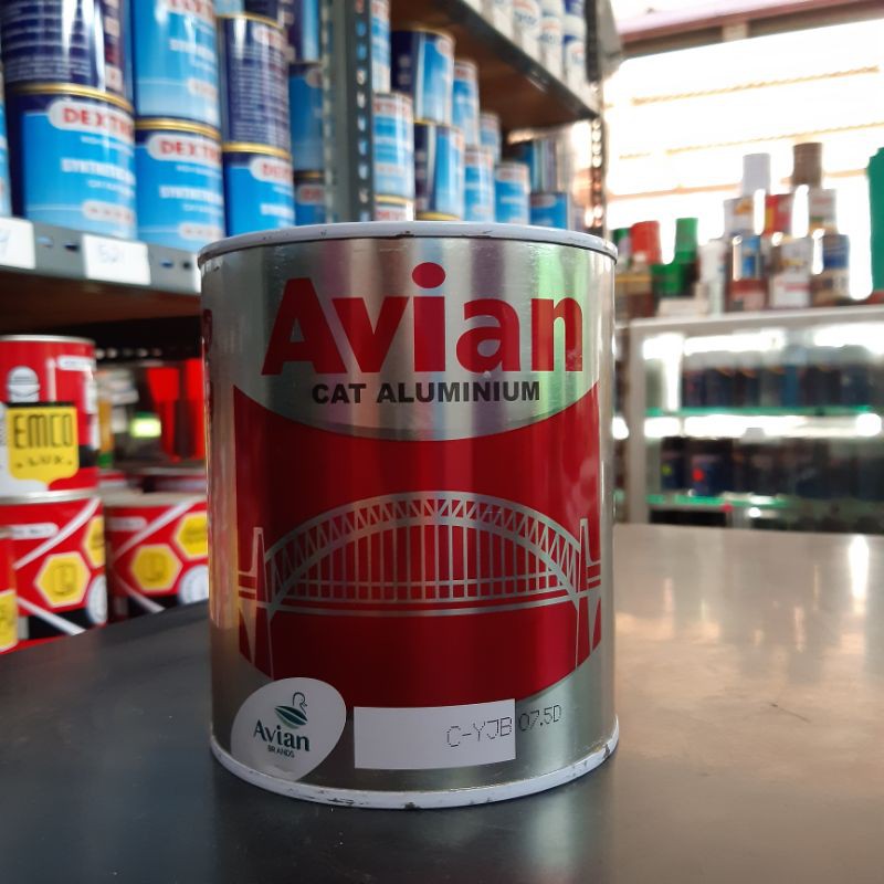 Jual avian cat aluminium chrome 1liter Indonesia|Shopee Indonesia