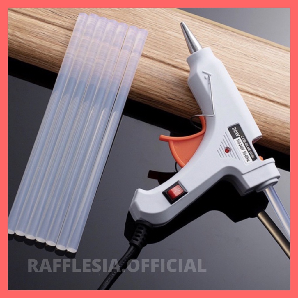 Jual ISI / REFILL LEM TEMBAK GLUE GUN LEM BAKAR PANJANG 20CM LEBAR 7MM ECER PER PCS | Shopee ...