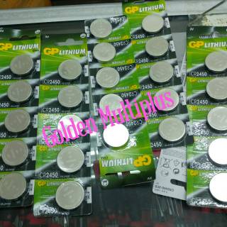 Jual Batre CR2450 Batre Kancing Bulat Pipih Kecil Baterai Batt Bat CR ...