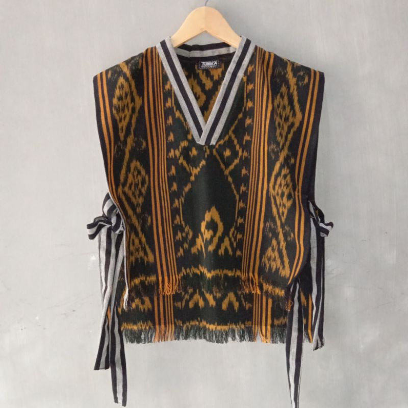 Jual VEST TENUN ETNIK BAJU TENUN OUTER TENUN ATASAN | Shopee Indonesia