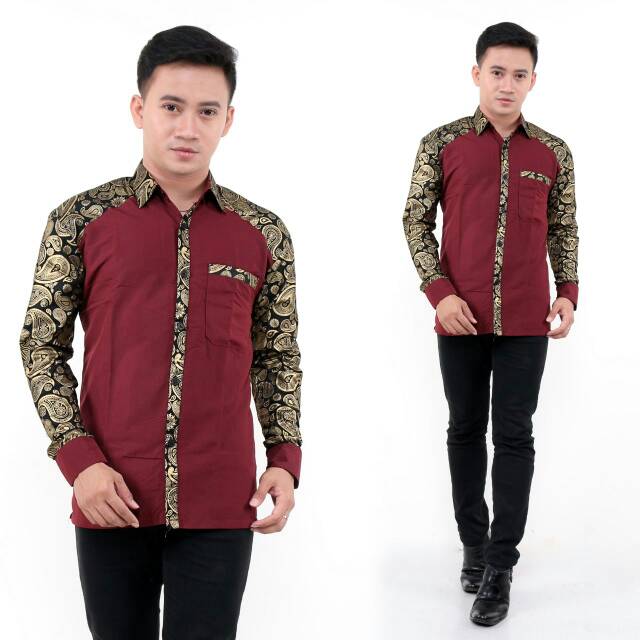 Jual Koko Batik Al-Banan, Koko, Batik, Seragam, dipakai nyaman, Pakaian ...