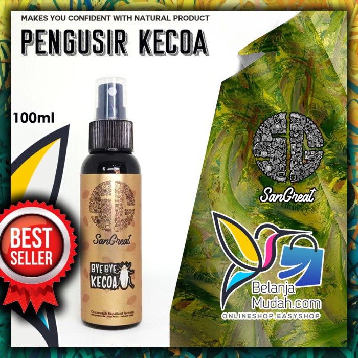 Jual SPRAY PENGUSIR KECOA/COCKROACH REPELLENT BYE BYE KECOA - 100ML ...