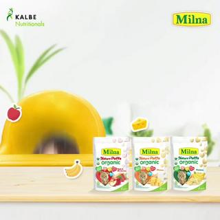 Jual MILNA Nature Puff Organic Pouch - 15gr milna biskuit Snack MPASI ...
