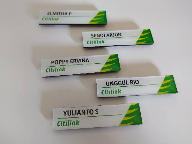 Jual NAME TAG PIN NAMA AKRILIK MURAH MERIAH JOGJA Indonesia|Shopee ...