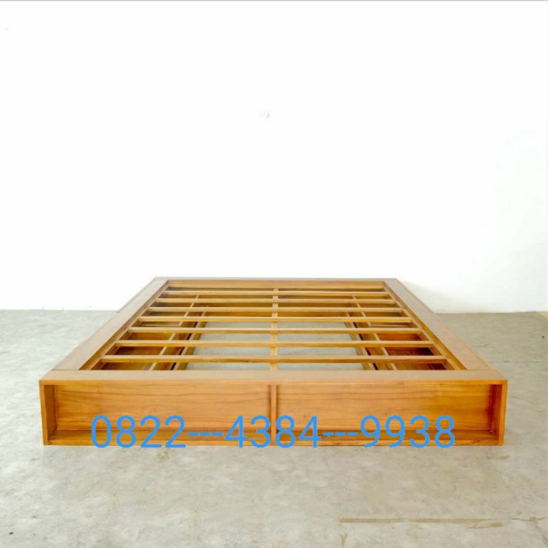 Jual dipan tempat tidur laci jati ranjang divan queen size minimalis ...