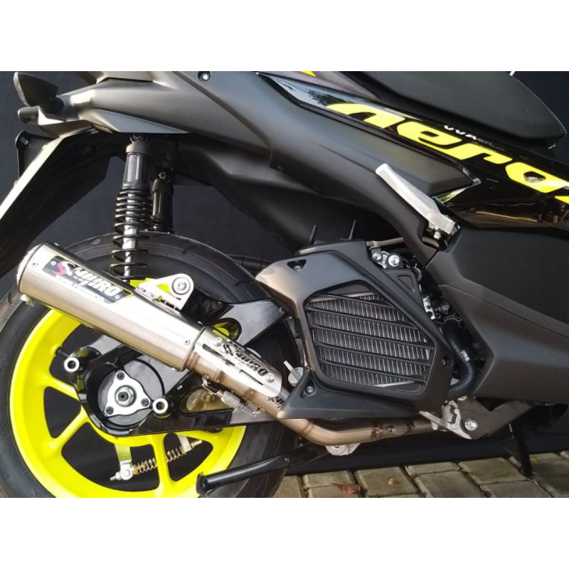 Jual Knalpot Aerox Old dan New Aerox type M4 Model M1 Shijiro Racing ...