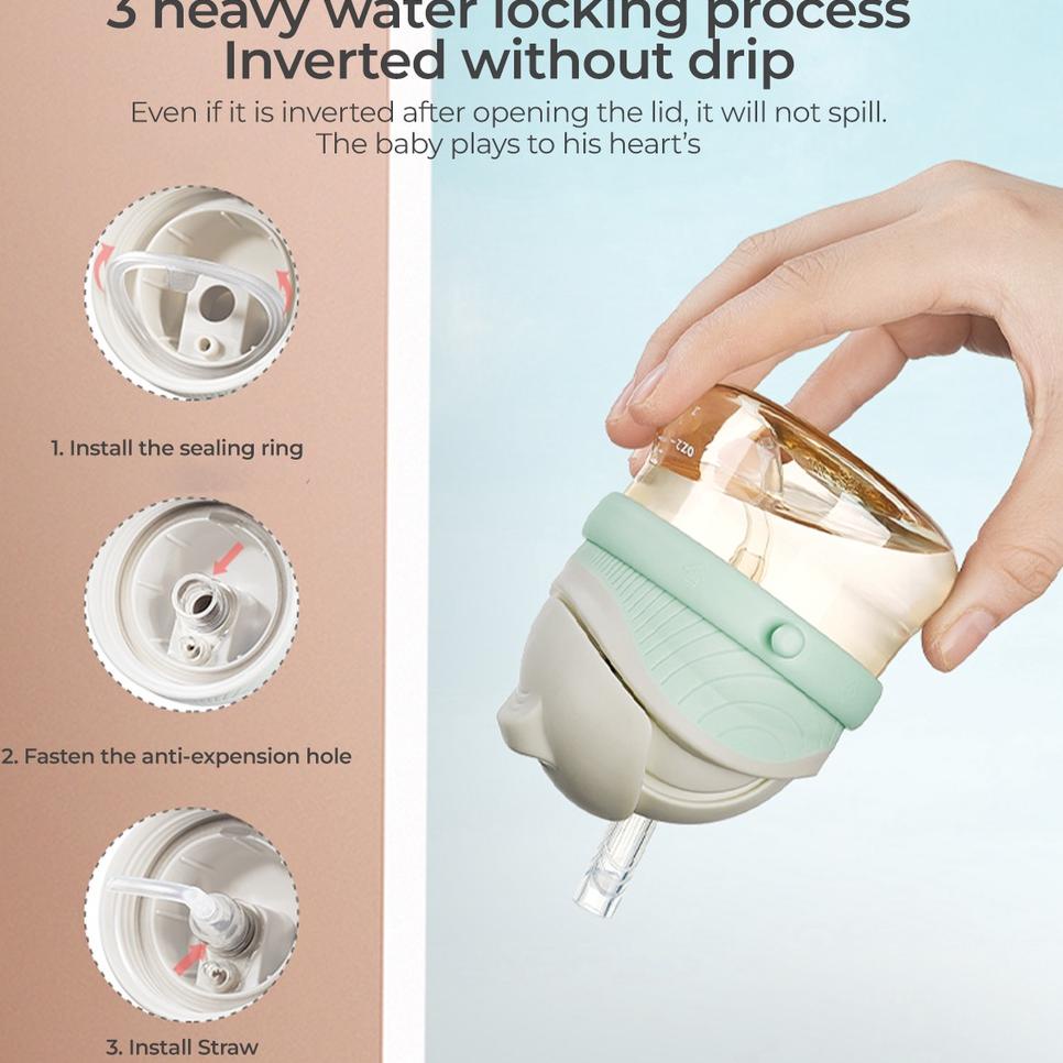 Harga Bc Babycare Mini Sippy Cup Handle Botol Minum Sedotan Anak Bayi Ppsu 80ml Terbaru Juli ...