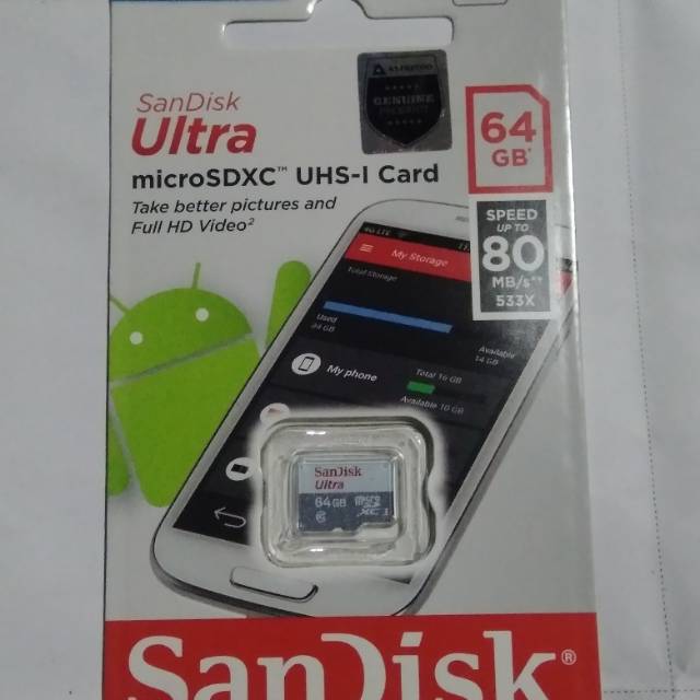 Jual Micro Sd sandik 64 Gb | Shopee Indonesia