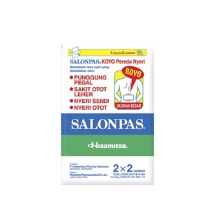 Jual Koyo Salonpas Ukuran Besar / Pegal Linu / Nyeri Otot | Shopee ...
