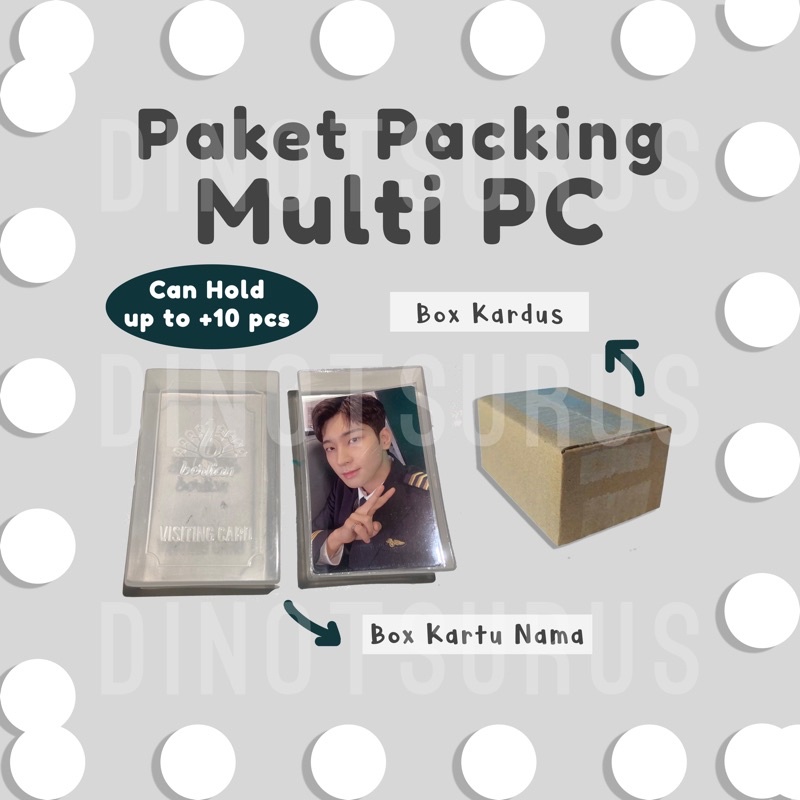 Jual Paket Packing Multi Photocard (Packing Banyak PC) Box Kartu Nama ...