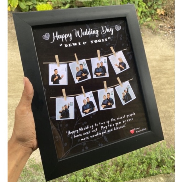 Jual [BISA COD] Gift Foto Ulang Tahun| Hadiah wisuda | Bingkai Kayu ...