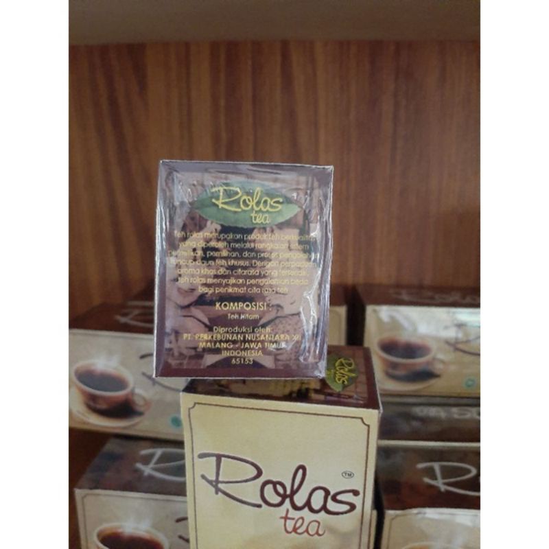 Jual Teh Hitam Celup Original Rolas 50 gram, 25 bags | Shopee Indonesia