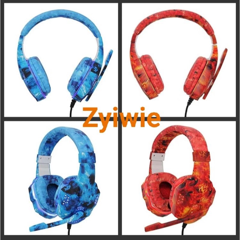 Jual Headset Gaming LED + Microphone SY830PRO LED Gaming Headphone Gamer For Hp Laptop Komputer ...