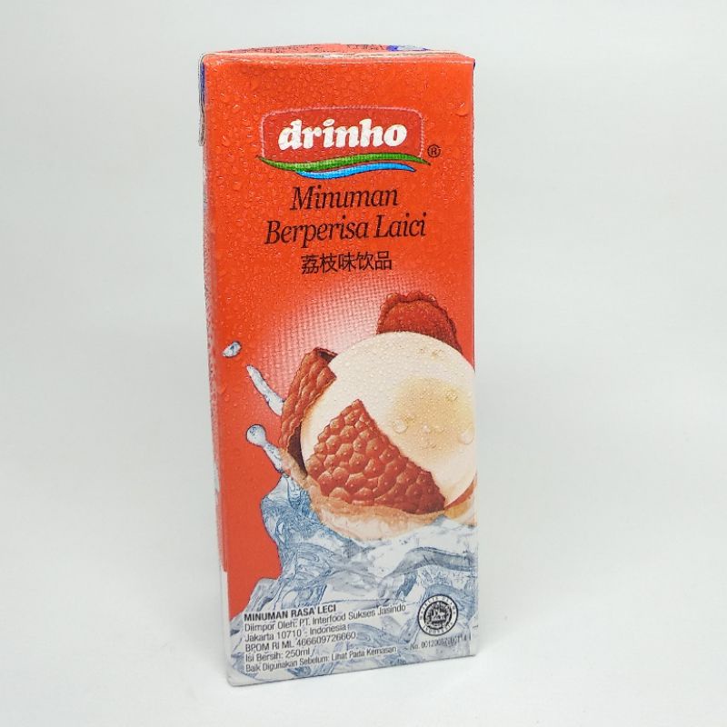 Jual Drinho Lychee Kotak 250ml | Shopee Indonesia