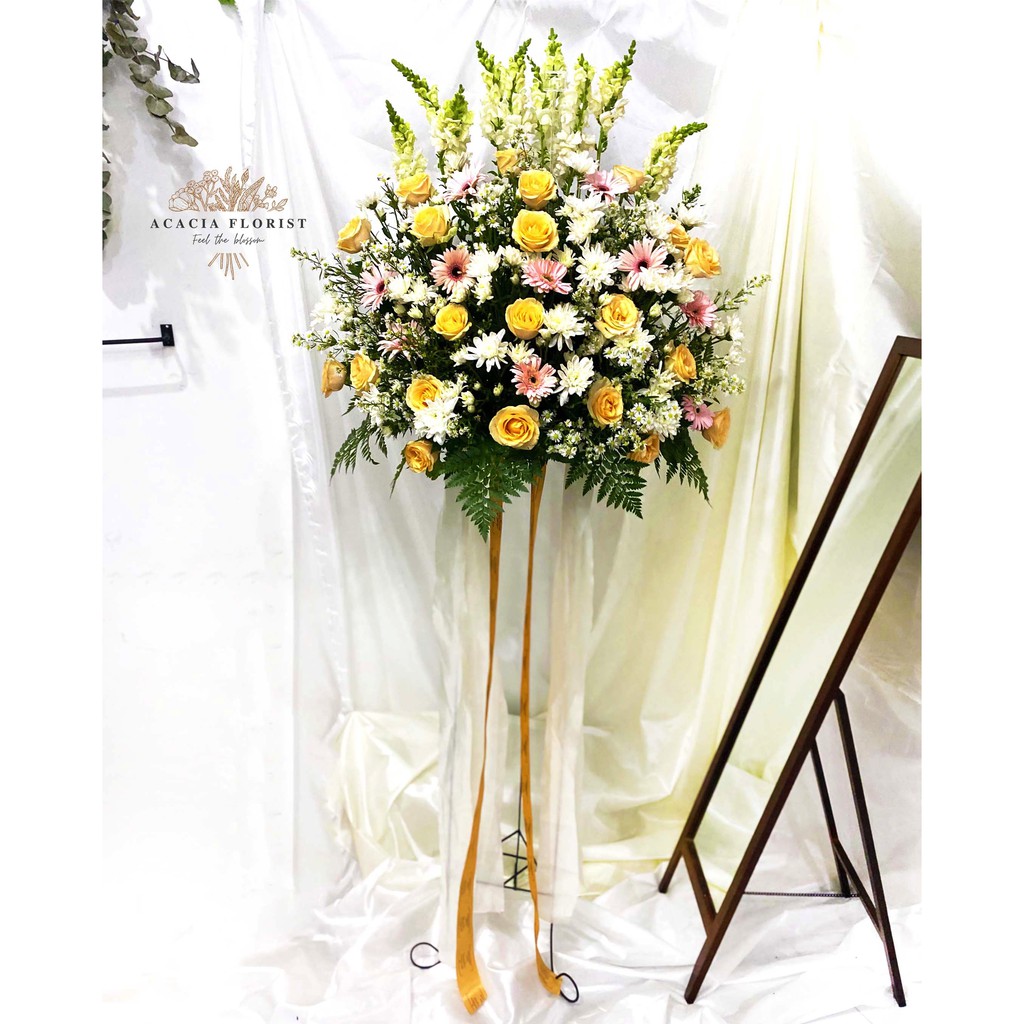 Jual Bunga Standing Flowers Wedding Besi Duka Cita Pernikahan Jakarta ...