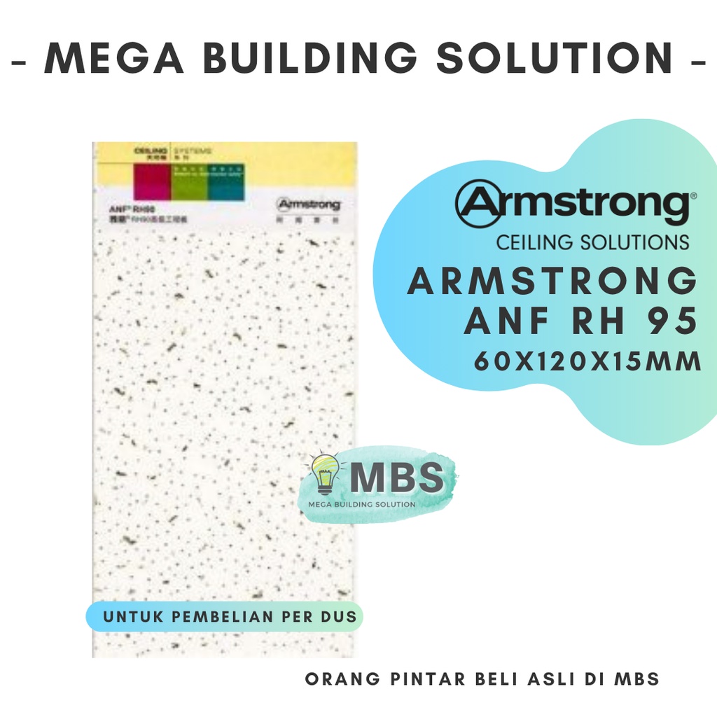 Jual DUS ARMSTRONG ANF RH95 - Plafon Akustik Gyptile 60x120x15mm ...
