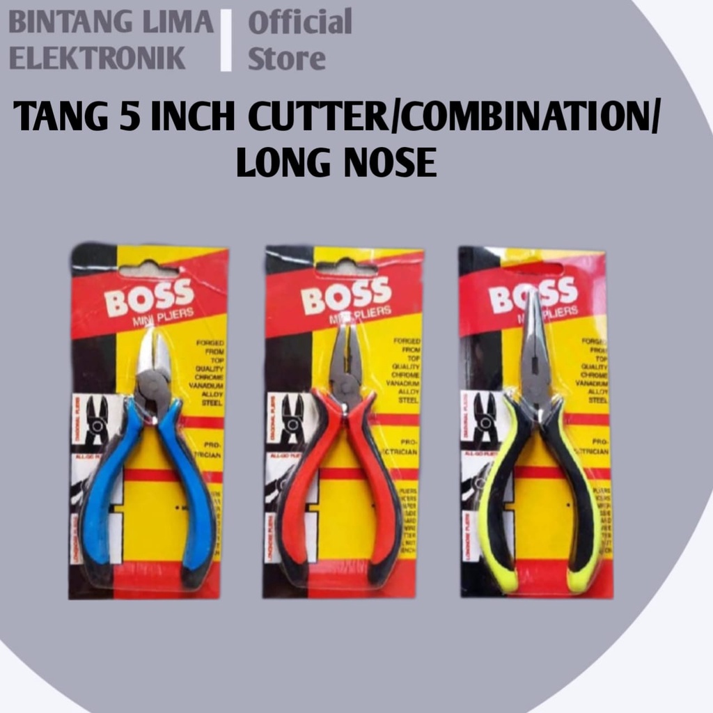 Jual Tang 5 Inch Cutter/Combination/Long Nose | Shopee Indonesia