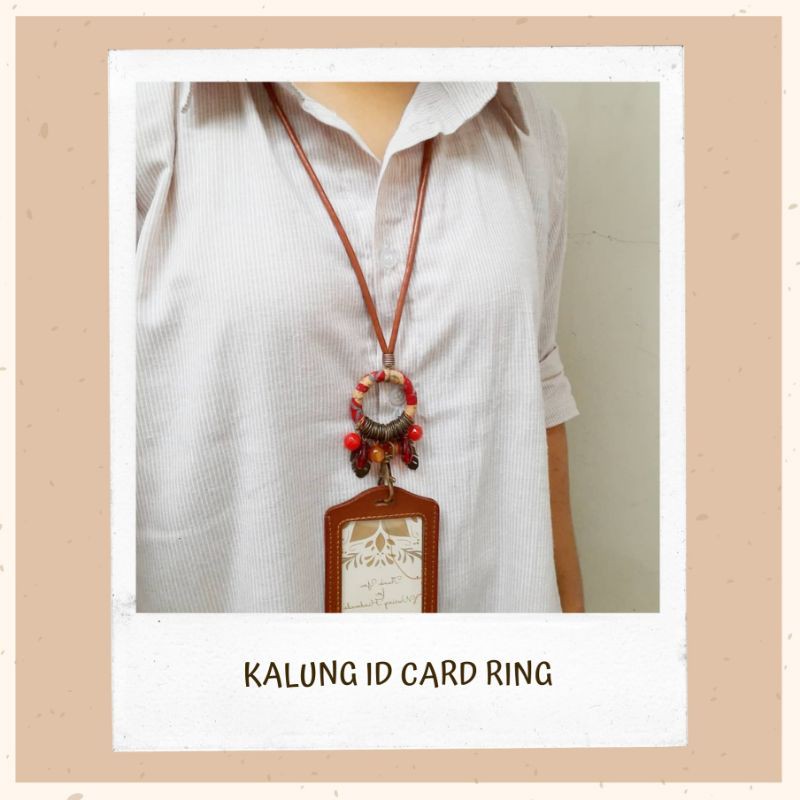 Jual Kalung ID Card/Nametag Batik Ring | Shopee Indonesia