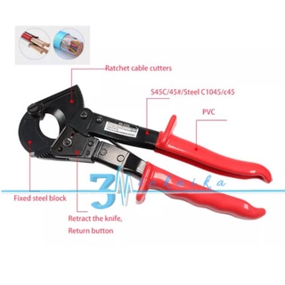 Jual Cable Cutter Besar Ratchet 32,5mm / Gunting Pemotong Kabel Besar ...