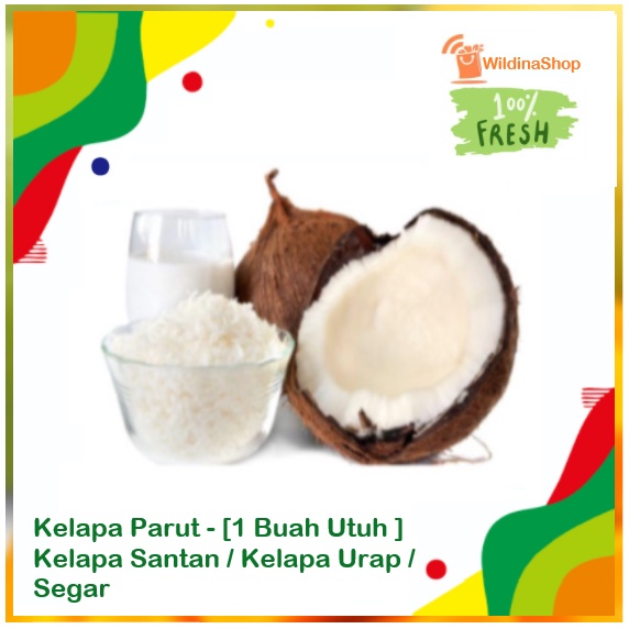 Jual kelapa Utuh/ Kelapa Parut/ Kelapa Tua Santan/ Kelapa Muda Urap/ Kelapa Muda Botok [ 1 buah ...
