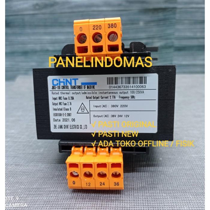 Jual Trans Former Chint Transformer Trafo Step Down 100Va In 380V 220V Out 36V 24V 12V | Shopee ...