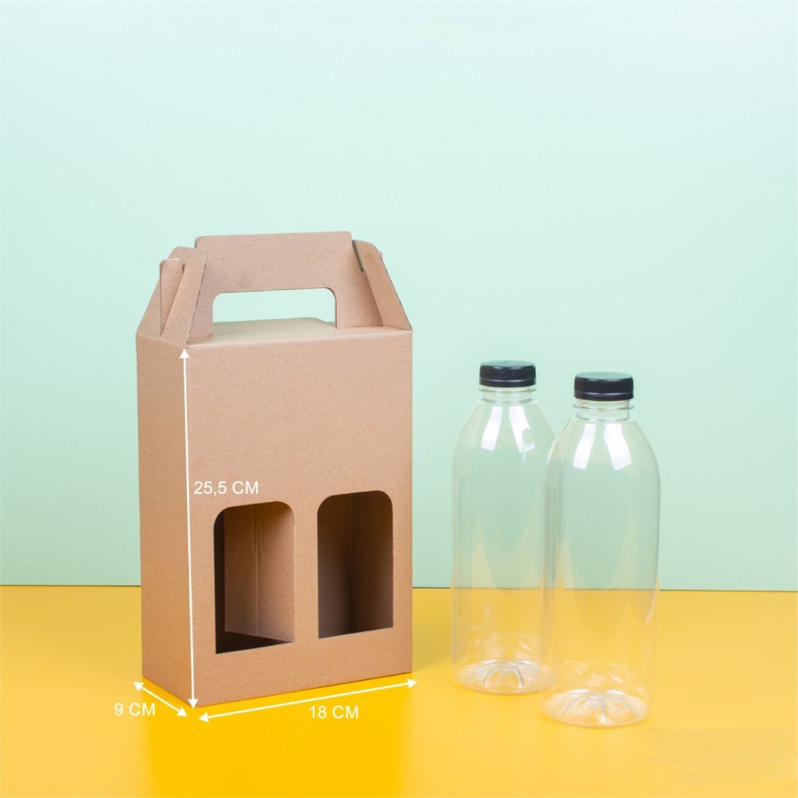 Jual 10Pcs Box Botol Kale 1 liter isi 2 Dus Hampers Botol Minuman ...