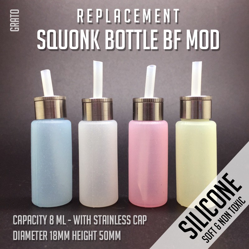 Jual Botol Squonk Bottle BF Silicone Mechanical Vape MOD Replacement ...
