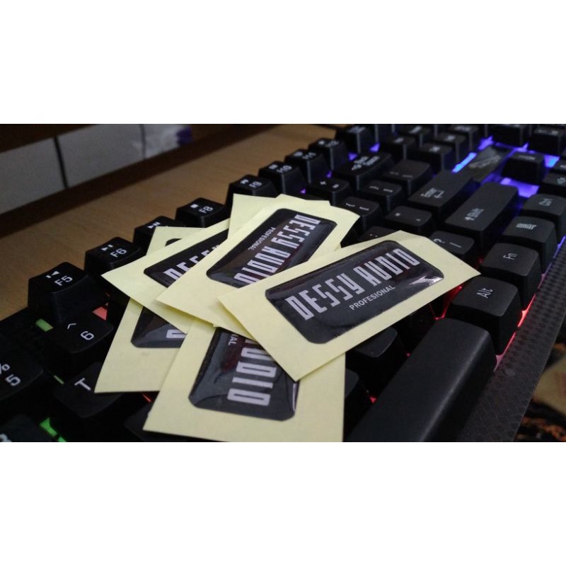 Jual stiker resin custom logo nama perusahaan | Shopee Indonesia