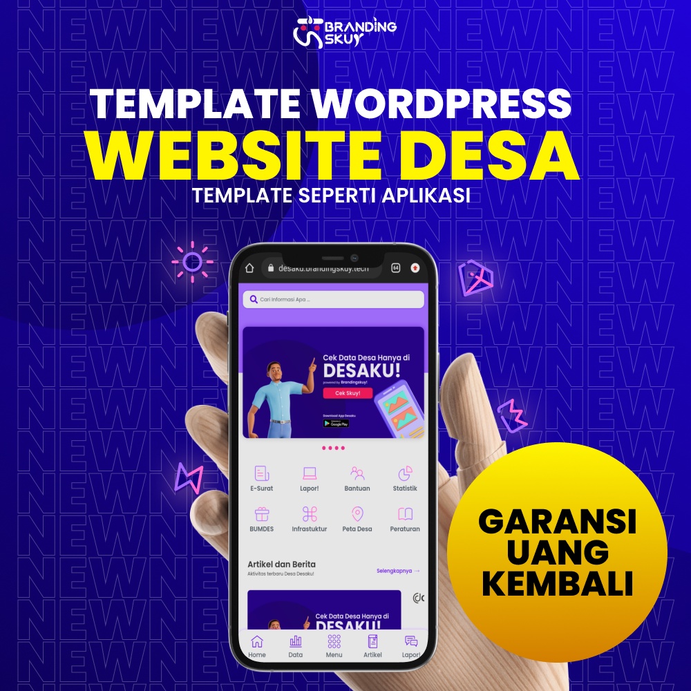 Jual TEMPLATE WEBSITE DESA MODERN WORDPRESS - TEMPLATE ELEMENTOR ...