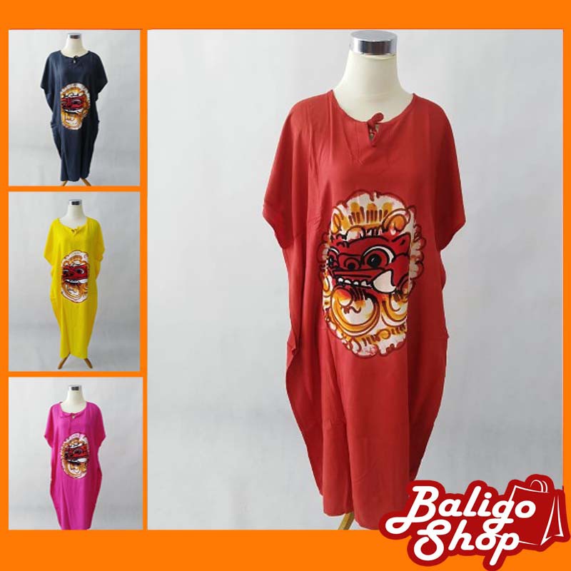 Jual Baju Pantai Daster Barong Lukis Barong Bali Panjang Oleh Oleh Khas ...