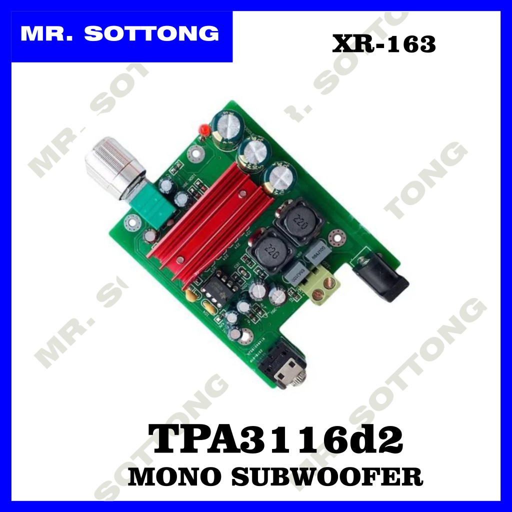 Jual Power TPA3116D2 100W Mono Subwoofer XR-163 TPA3116 Class D Digital ...
