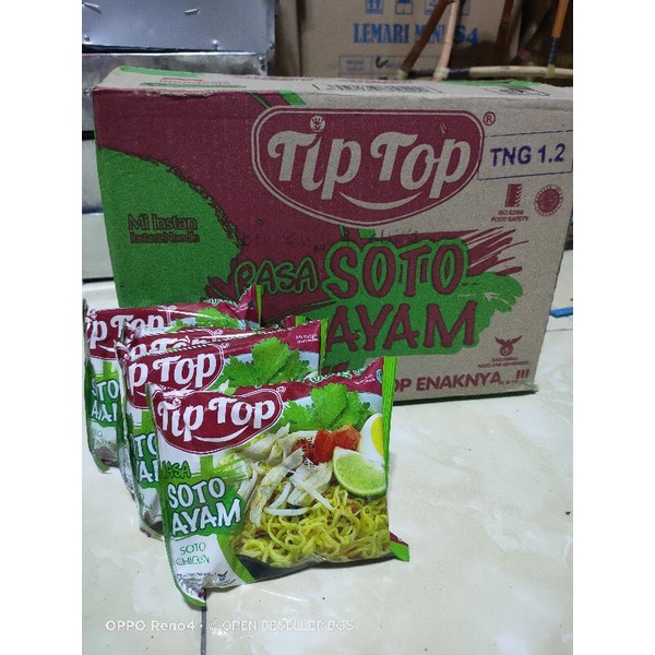 Jual mie instan tip top/mie kuah/mie soto ayam/mie tip top soto ayam ...
