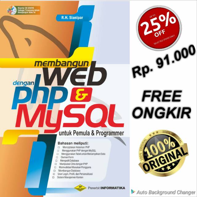 Jual Buku MEMBANGUN WEB DENGAN PHP MYSQL | Shopee Indonesia