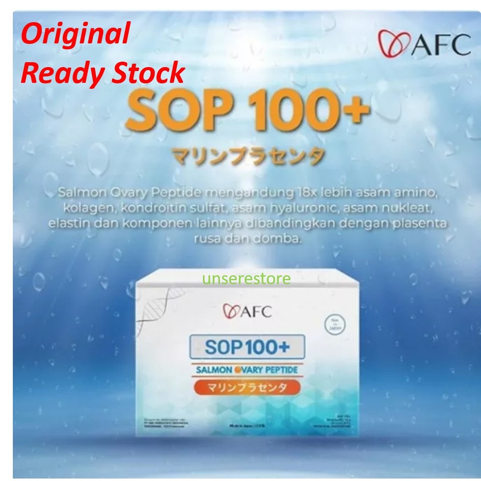 Jual SOP 100+ Original AFC Salmon Placenta Supplement kesehatan ...