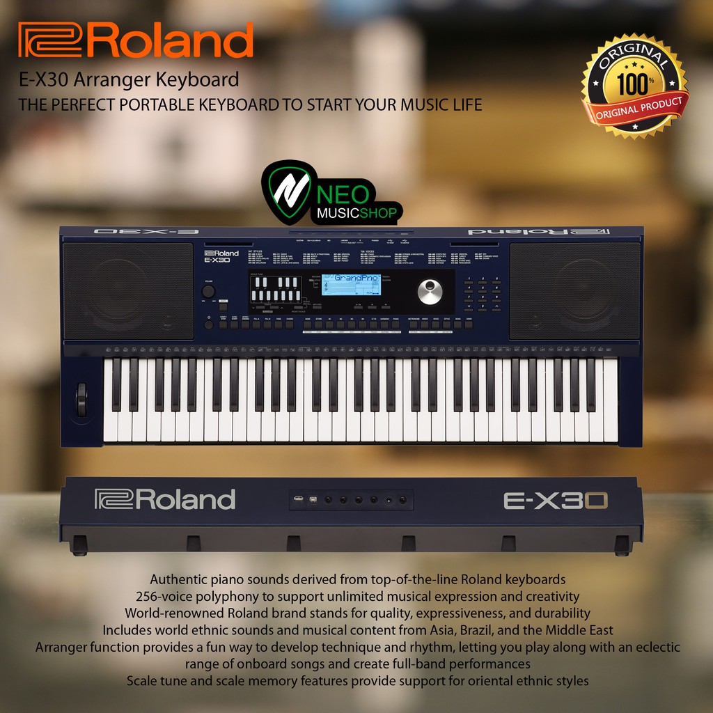 Jual Roland EX30 E-X30 Arranger Keyboard | Shopee Indonesia