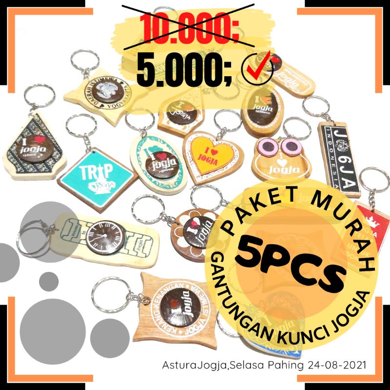 Jual Gantungan Kunci Jogja Souvenir Oleh Oleh Malioboro Yogyakarta | Shopee Indonesia