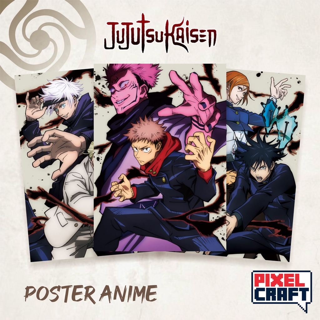 Jual Poster Dinding Anime Cover JUJUTSU KAISEN - size A3 | Shopee Indonesia