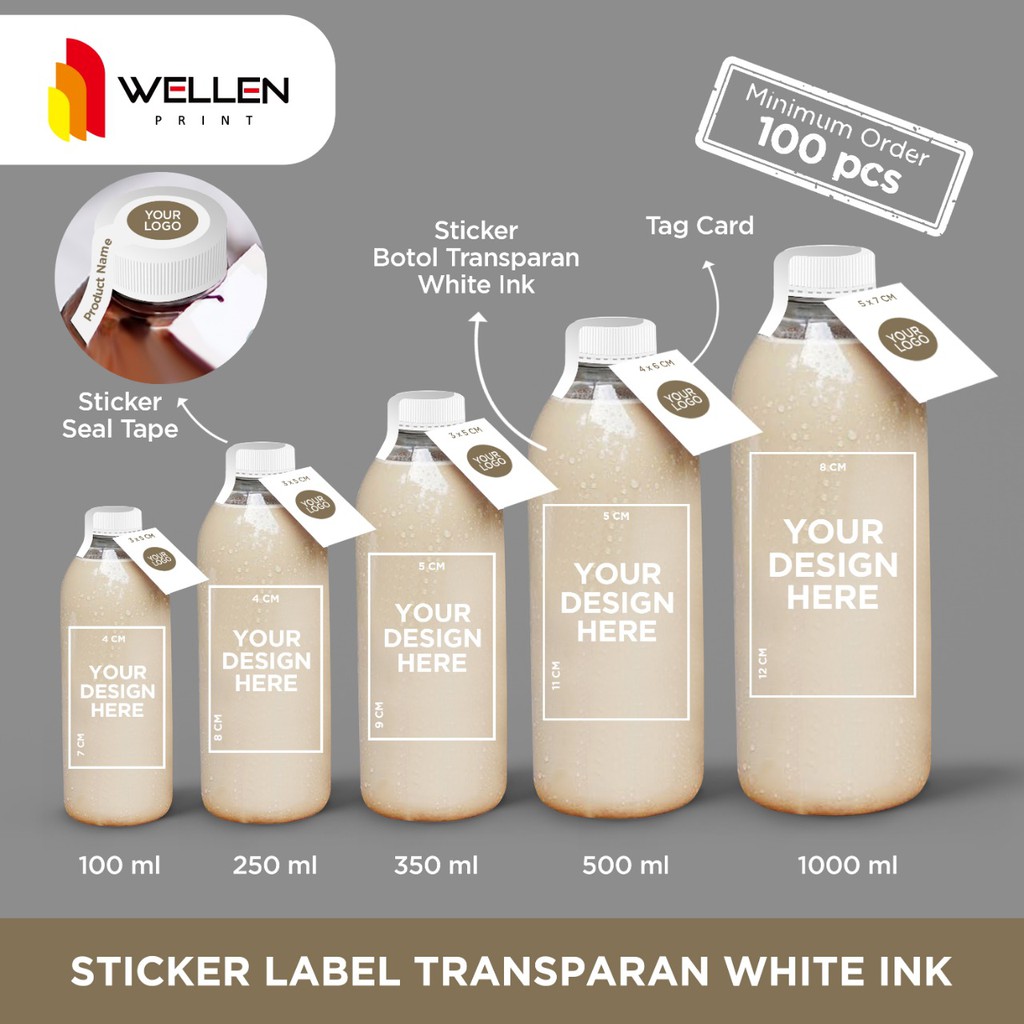 Jual WELLEN PRINT - Cetak Stiker Botol Transparant White Ink / Print ... Jual WELLEN PRINT - Cetak Stiker Botol Transparant White Ink / Print ...