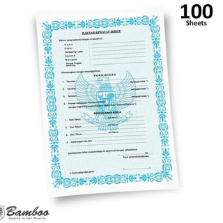 Jual Blanko CV/ Daftar Riwayat Hidup/ Surat Lamaran Kerja | Shopee ...