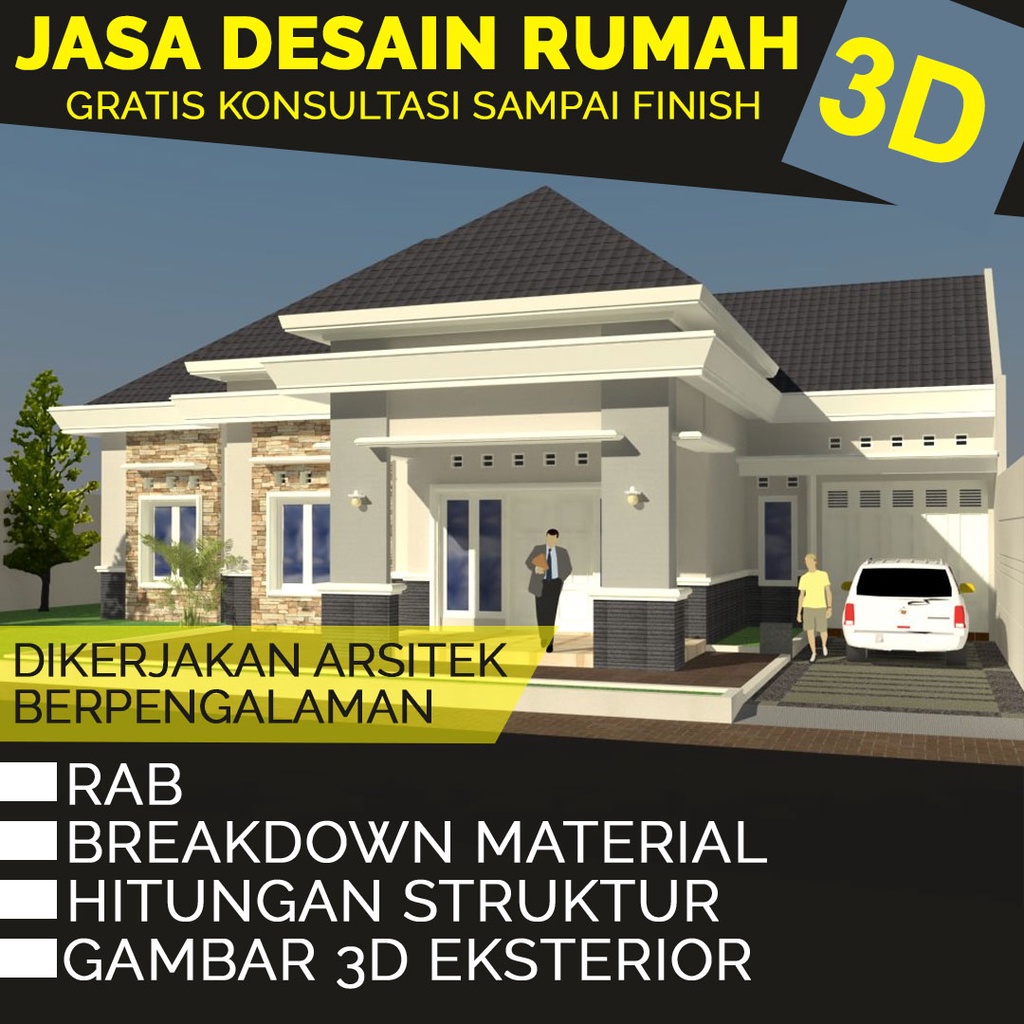 Jual Jasa Arsitek Jasa Desain Rumah Berkualitas Paling Lengkap Shopee