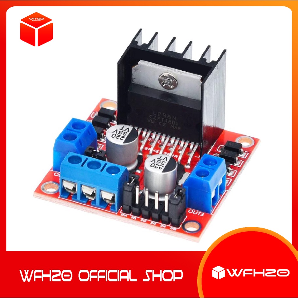 Jual L298N Dual H Bridge DC Stepper Motor Driver Module L298 | Shopee ...