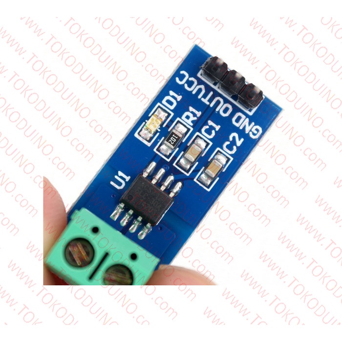 Jual FfdVDve 30A Ac / Dc Hall Current Sensor Acs712 For Arduino ...