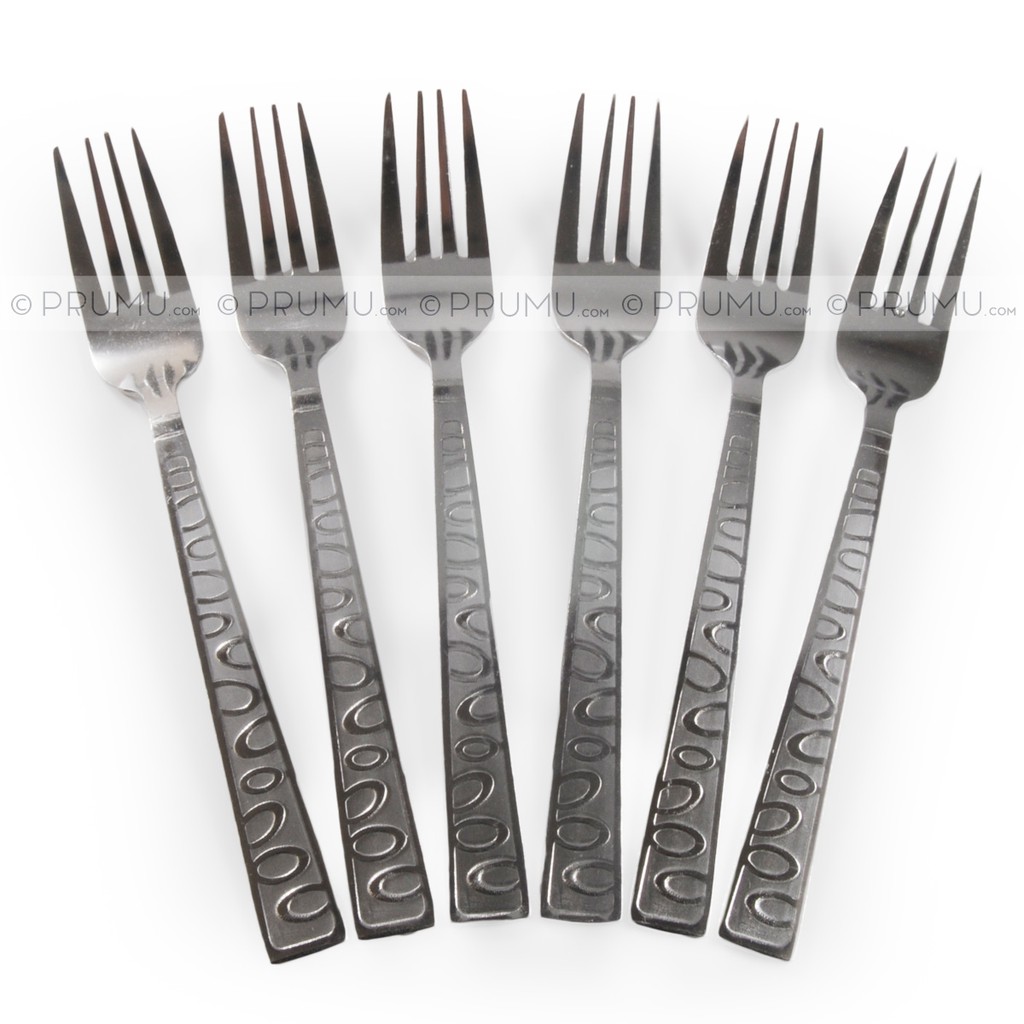 6 Garpu Makan | Garpu Stainless | Garpu Komodo | Shopee Indonesia