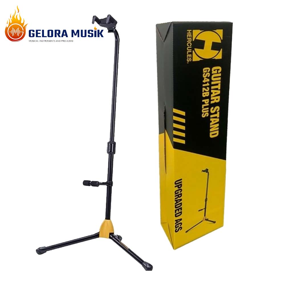 Jual Stand Gitar Hercules Auto GRAB GS412B Plus W/FOLDABLE BACKREST ...