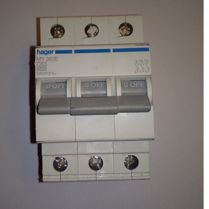 Jual MCB 63A 3 Phase - HAGER | Shopee Indonesia