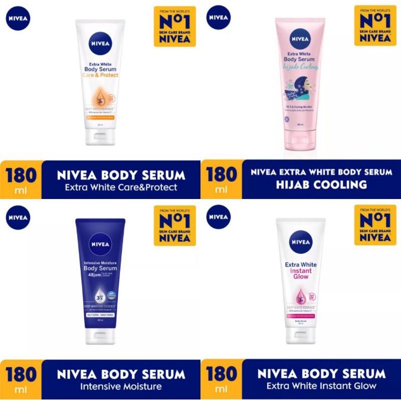 Jual Nivea Extra White Body Serum All Varian 180 Ml Care Protect Hijab