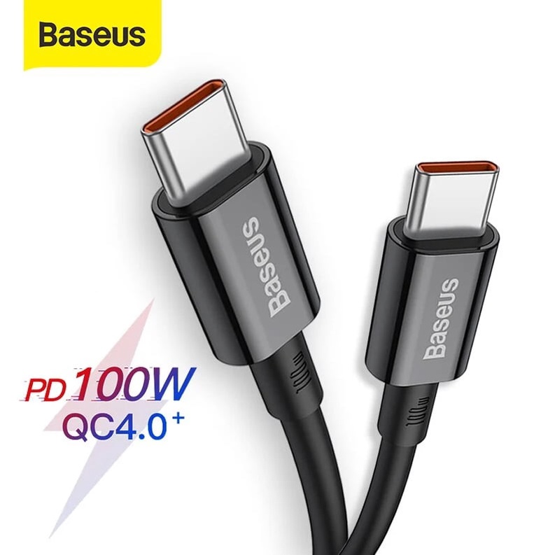 Jual Baseus Original Superior Kabel Data Type C to Type C 100W 5A Super Fast Charging Quick ...
