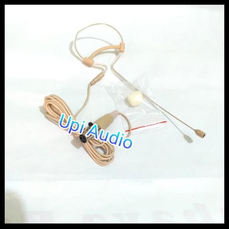 Jual MICROPHONE WIRELESS SHURE LIDI HEADSET TELINGA 3 PIN | Shopee ...