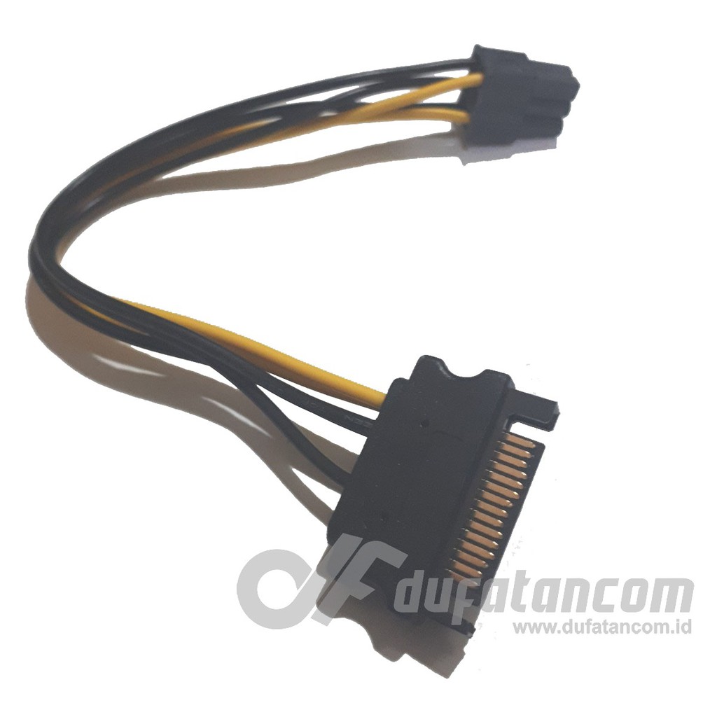 Kabel Power SATA 15Pin to 6Pin VGA PCI-E | Shopee Indonesia